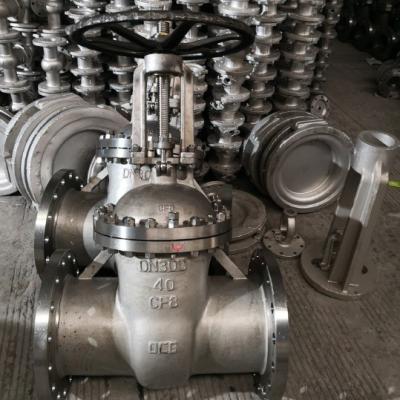 China Long Manual Gate Valves Ss Body and Disc for Flanged/Welded Full Bore Applications for sale