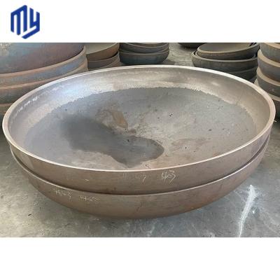 China Pressure Vessel Casting Circle Carbon Steel Elliptical Dished Tank Seal Head Ends Cap for sale