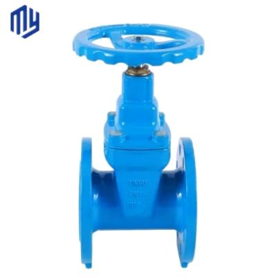 China INDUSTRIAL Handwheel Rising Stem Resilient Seated Cast Iron Flange Type Sluice Gate Valves and Fitting for sale