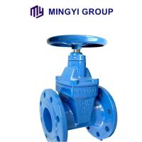 China INDUSTRIAL Handwheel Rising Stem Resilient Seated Cast Iron Flange Type Sluice Gate Valves and Fitting for sale