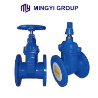 China INDUSTRIAL Handwheel Rising Stem Resilient Seated Cast Iron Flange Type Sluice Gate Valves and Fitting for sale