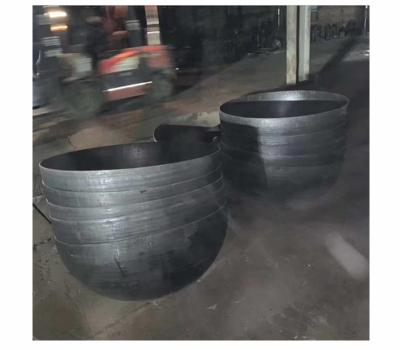 China Customized support OBM Torispherical Heads for Equal Steel Pipe End Dish Storage Tank for sale