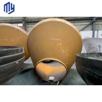 China Customized Welded Mild Steel Conical Dished Ends Cone Head for Concrete Mixing Machine for sale