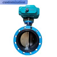 China Durable PTFE Seal Material Ductile Iron Butterfly Valve with Stainless Steel Worm Gear for sale