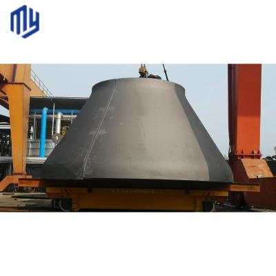 China Support After-sales Service Carbon Steel Conical Head ASTM A234 WPB for Flange Connection for sale
