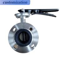 China Electric Double Flange Butterfly Valve Seat EPDM Material for Low Temperature PN10 for sale