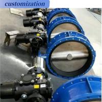 China Water Treatment DN400 16inch Class 150 Offset Double Eccentric Flange Butterfly Valve for sale