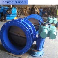 China ANSI DIN BS Standard Double Flange Butterfly Valve for Customized Applications for sale