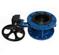 China Manual Replaceable Seat EPDM/NBR Rubber Lined Double Flanged Butterfly Valve for Water for sale