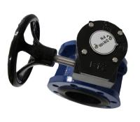 China Manual Replaceable Seat EPDM/NBR Rubber Lined Double Flanged Butterfly Valve for Water for sale