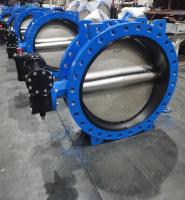 China Water Double Flanged Double Offset Eccentric Butterfly Valve with Pneumatic Electric Actuator for sale