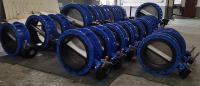 China Large Size DN100-DN2600 DI Ductile Iron Double Eccentric Flanged Butterfly Valve for sale