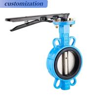 China Industrial DN50 pn16 DI Manual Stainless Steel Butterfly Valves Complete Certificate for sale
