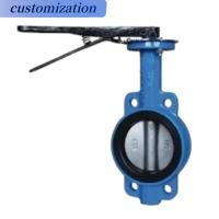 China Industrial DN50 pn16 DI Manual Stainless Steel Butterfly Valves Complete Certificate for sale