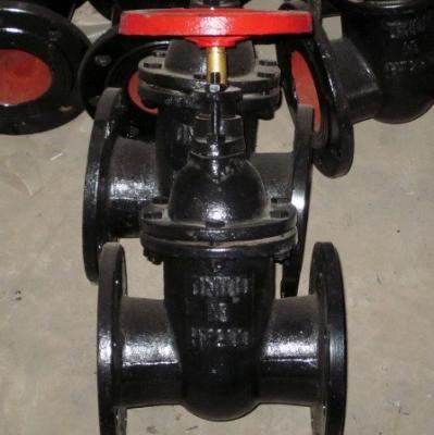 China Industry 100mm Cast Iron WCB Gate Valve with Rising Stem and Brass Copper Metal Seat for sale