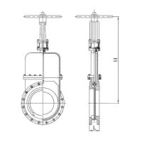 China Durable Water Media Electric Motor Resilient Seated Gate Valve for Normal Temperature for sale