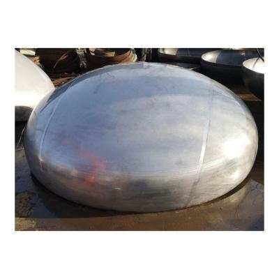China OEM Circle Pressure Vessel Hemispherical Dished End for Steel Storage Tanks Heads for sale