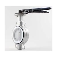 China Wafer Type Stainless Steel Butterfly Valve ISO 5211 Complete Certificate and OBM Support for sale