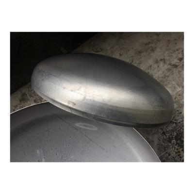 China Stainless Steel Tank Ends Cold Pressing Ellipsoidal Dished Heads with Round Head Code for sale