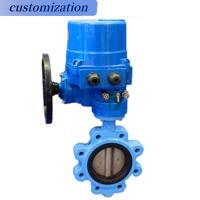 China Diaphragm Structure Awwa C504 Cast Iron Lug Type Butterfly Valve for OBM Customization for sale