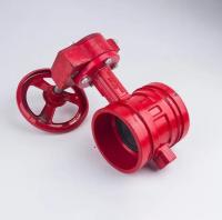 China Cast Iron/Steel CF8/CF8m Manual Grooved Butterfly Valve with Durable Manual Operation for sale