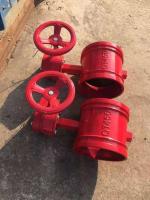 China OEM Port Size Ductile Iron Rubber Lined Grooved Butterfly Valve for Fire Fighting System for sale