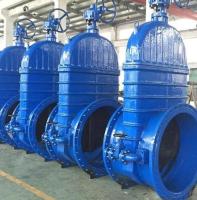 China Large Size Flanged Ductile Iron Sluice Gate Valve for Water Long Service Life for sale