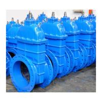 China DN400 Large Size CI Ductile Iron Resilient Seated Wedge Gate Valve Pn16 Manual Close for sale