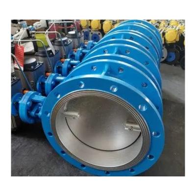 China Dn1200 Double Flange Resilient Seated Butterfly Valve with Customer's Requirements for sale