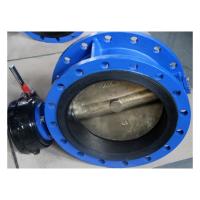 China Dn1200 Double Flange Resilient Seated Butterfly Valve with Customer's Requirements for sale