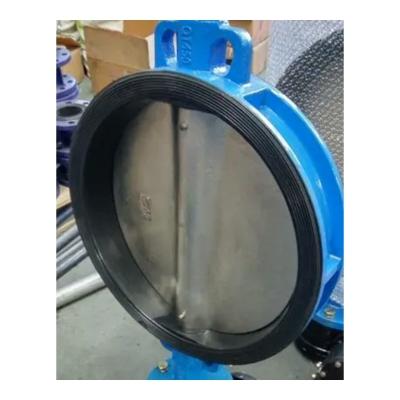 China Diaphragm Structure DN1200 Worm Gear Cast Iron Flange Butterfly Valve for Industrial for sale