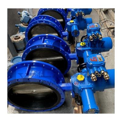 China Customized Worm Gear Operated Rubber Seal U Flange Type Butterfly Valve for Sea Water for sale