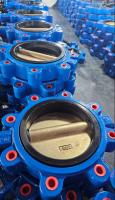 China EPDM Seat Soft Sealing Lever Operated Wafer Lug Butterfly Valve with Customized Options for sale