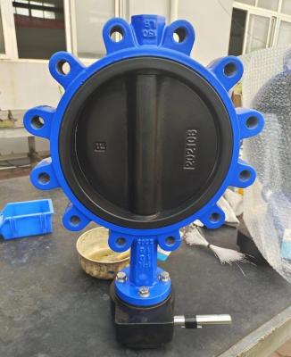 China Water Media Sanitary Stainless Steel CF8 WCB Ductile Iron Tapped Fully Lug Butterfly Valve for sale