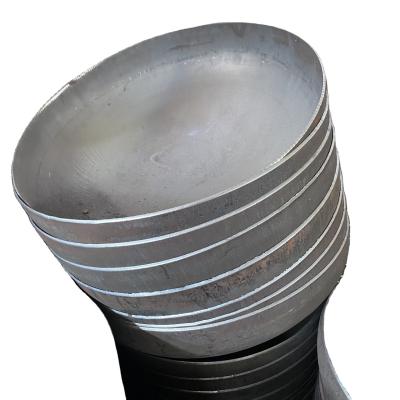 China Hexagon/Round Head Carbon Steel Dished Head with Fire Bowl End Cap and ASME Approval for sale