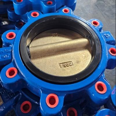 China Body material Ductile Iron GGG50 Butterfly Valve Wafer Flanged Lug Water Standard for sale
