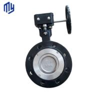 China BUTTERFLY Structure Eccentric Flange Butterfly Valve for Oil Media Transportation for sale