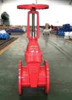 China Low Temperature Media DN200 Manual Rising Stem Flanged Fire Gate Valve PN16 for sale