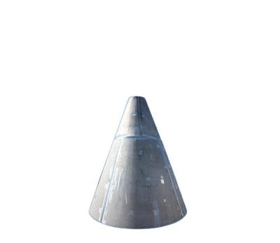 China End Cap Stainless 304 Carbon Steel Welding Connection Double Knuckle Conical Cone Heads for sale