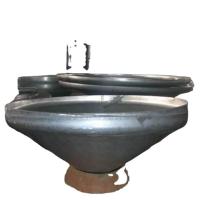 China Hexagon/Round Head Code Carbon 304 Steel Conical Head for ASME Standard Pipe Fitting for sale