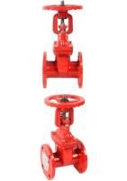 China DN150 Manual Ductile Iron Flanged Fire Fighting Gate Valve for Water Flow Control for sale