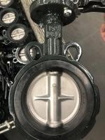 China Backwater Valves Wafer Type JIS API 150LB PN16 Korea Butterfly Valve for Water Oil and Gas for sale