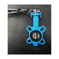 China Efficiently Designed Wafer Lug Butterfly Valves with EPDM PTFE PFA Rubber Lining for sale