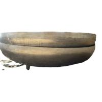China 304 Material Sanitary Stainless Steel Pipe Threaded End Cap Dished Tank Head with OEM for sale
