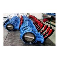 China Manual Cast Iron Gas Water Industry Wafer Type Butterfly Valve with OEM Port Size for sale