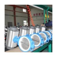 China Competitive Cast Iron Carbon Steel Body EPDM Soft Seal Wafer Manual Butterfly Valve for sale