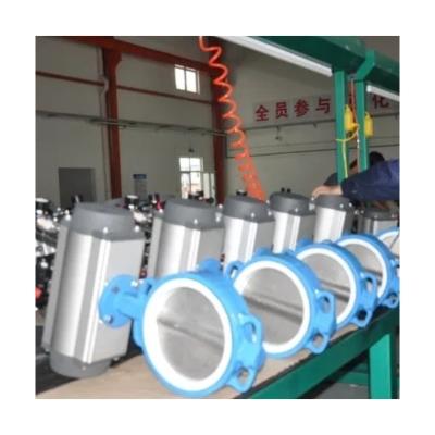 China Competitive Cast Iron Carbon Steel Body EPDM Soft Seal Wafer Manual Butterfly Valve for sale
