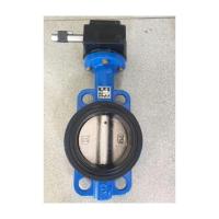 China Customized DN50 Pn16 Ductile Iron Wafer Type Worm Gear Box Operated Butterfly Valve for sale