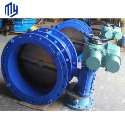 China Worm Gear Operated Rubber Seal U Flange Type Butterfly Valve for Sea Water for sale