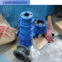 China Worm Gear Operated Rubber Seal U Flange Type Butterfly Valve for Sea Water for sale